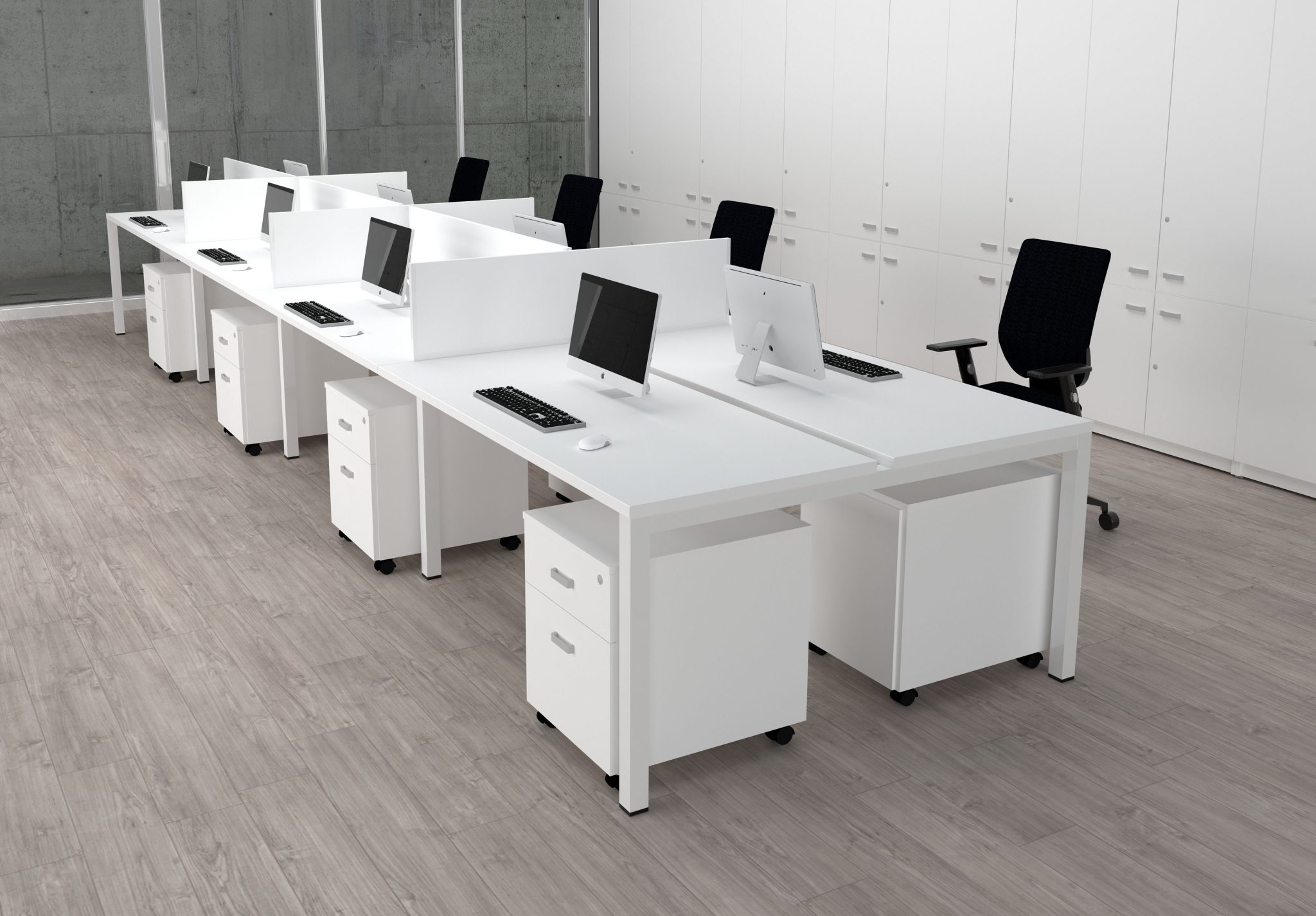 Mesa Bench para oficina Alfa 4 . AulaMobel 91 6914580